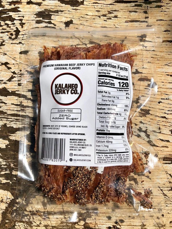 Original Beef Chips 1.75oz– Hawaiian Farmers Market