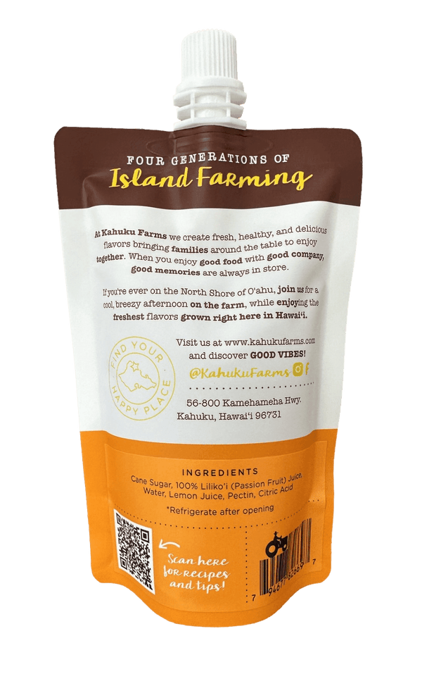 Lilikoi Jelly | Farm Fresh Ingredients | Made in Hawaii | Kahuku Farms ...